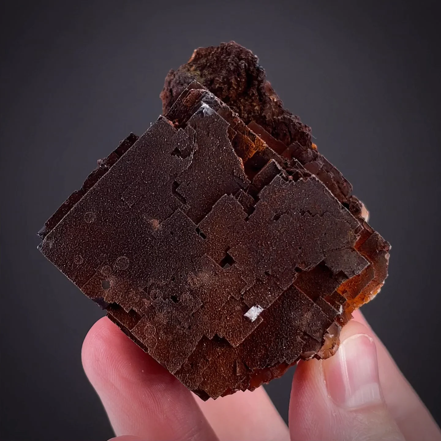 Fluorite with Limonite on Vimeo