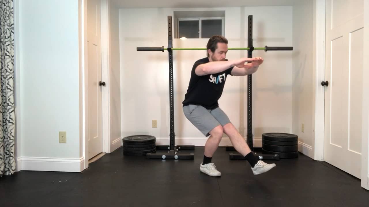 Assisted Single Leg Squat on Vimeo