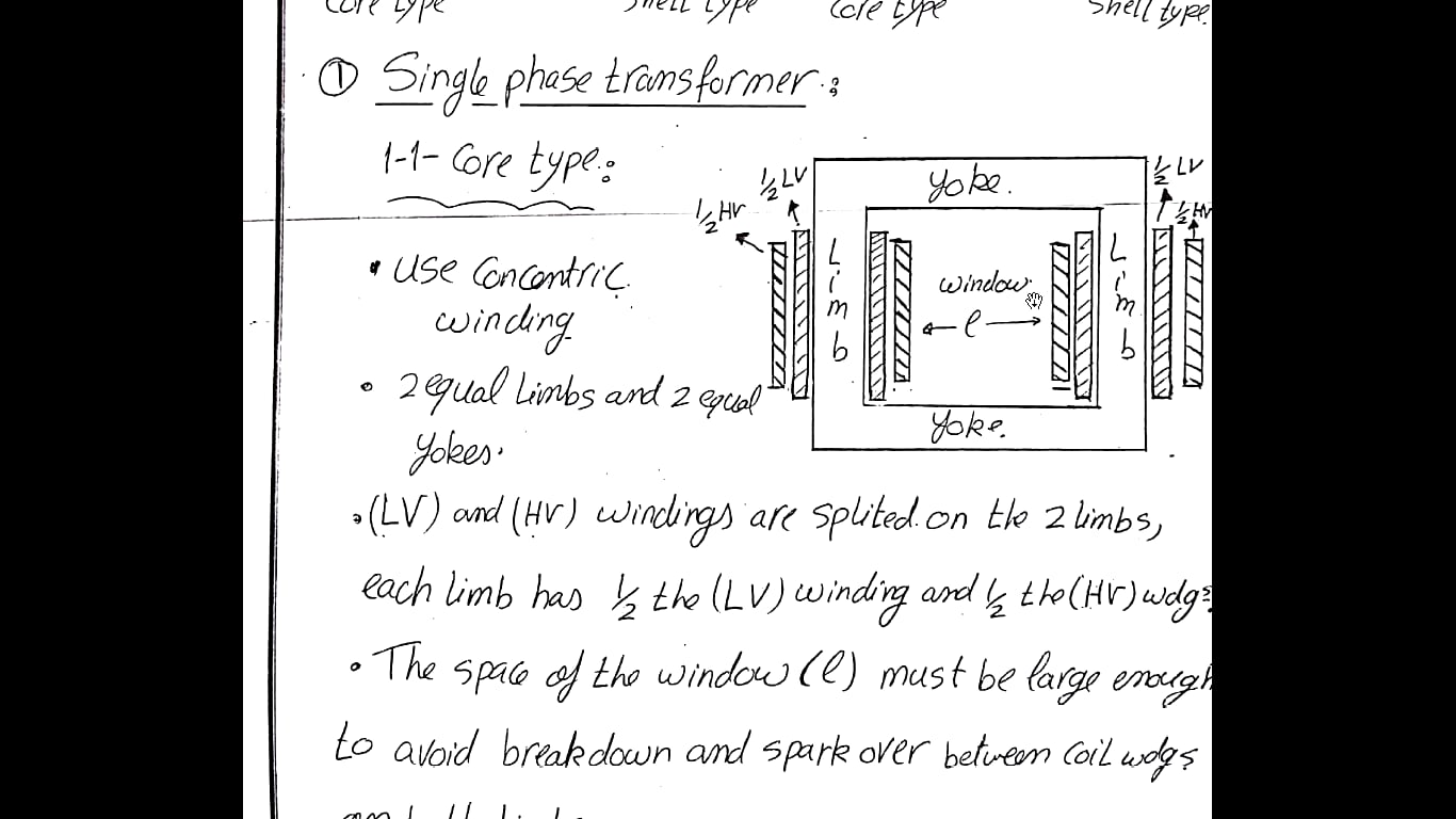 Lesson 19_ Single Phase Core Type Transformer.avi on Vimeo