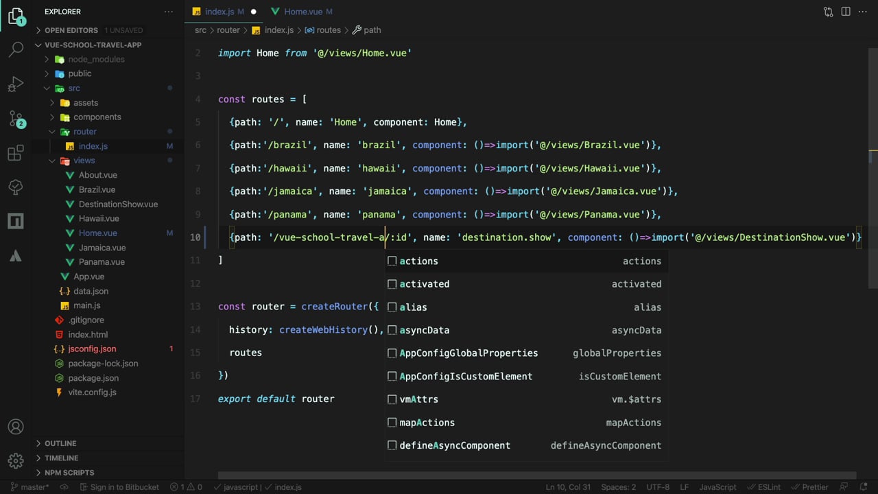 Named Routes - A Vue.js Lesson From our Vue.js Course: Vue Router... Named Routes - A Vue.js Lesson From our Vue.js Course: Vue Router...