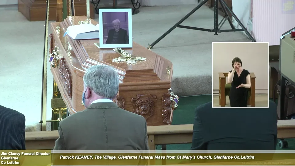 Patrick KEANEY, The Village, Glenfarne Funeral Mass from St Mary's ...