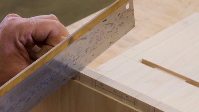 34-How to Cut a Housed Stub Tenon Joint - Center for Furniture ...