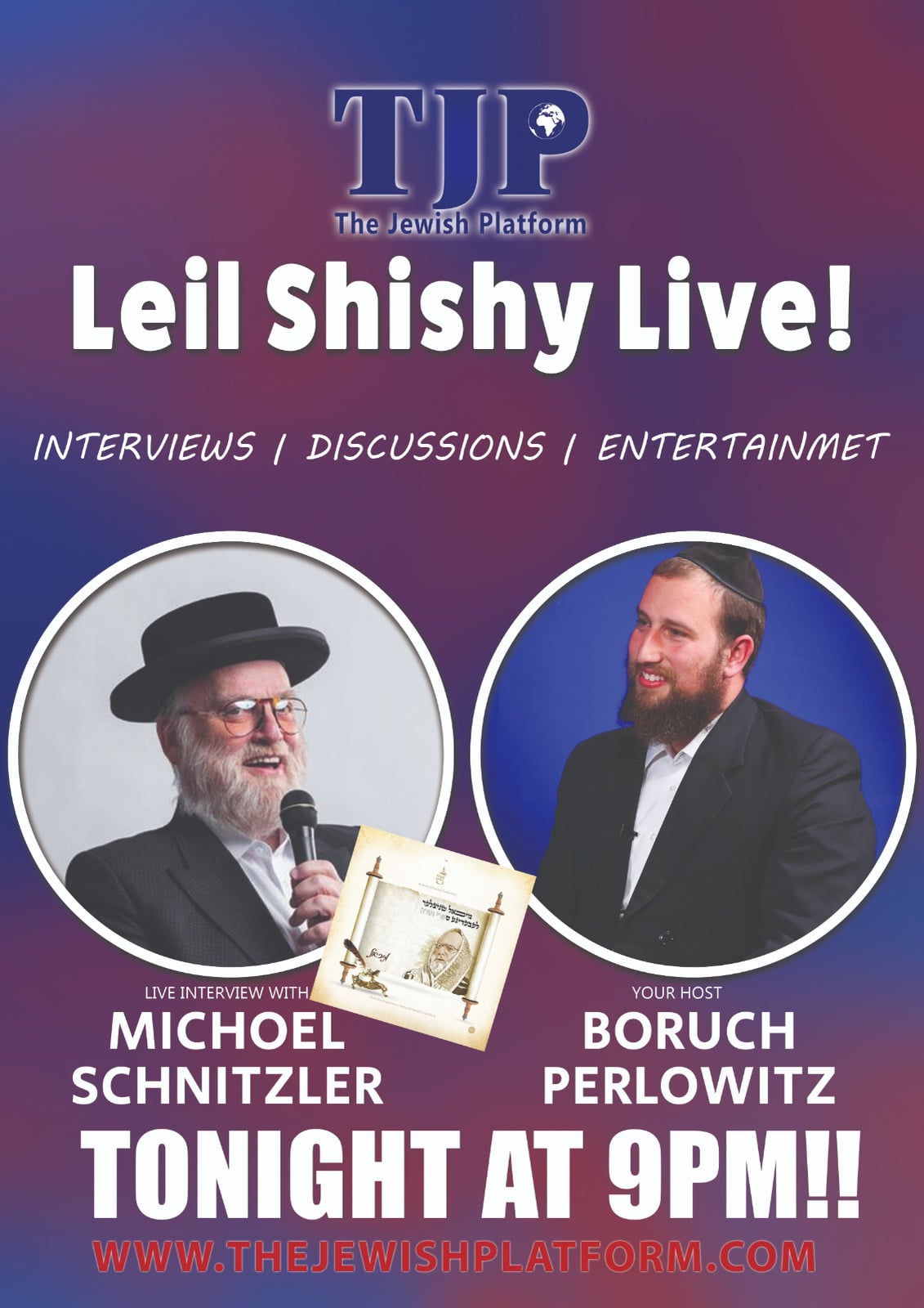 Leil Shishi with Boruch Perlowitz and Michoel Schnitzler on Vimeo