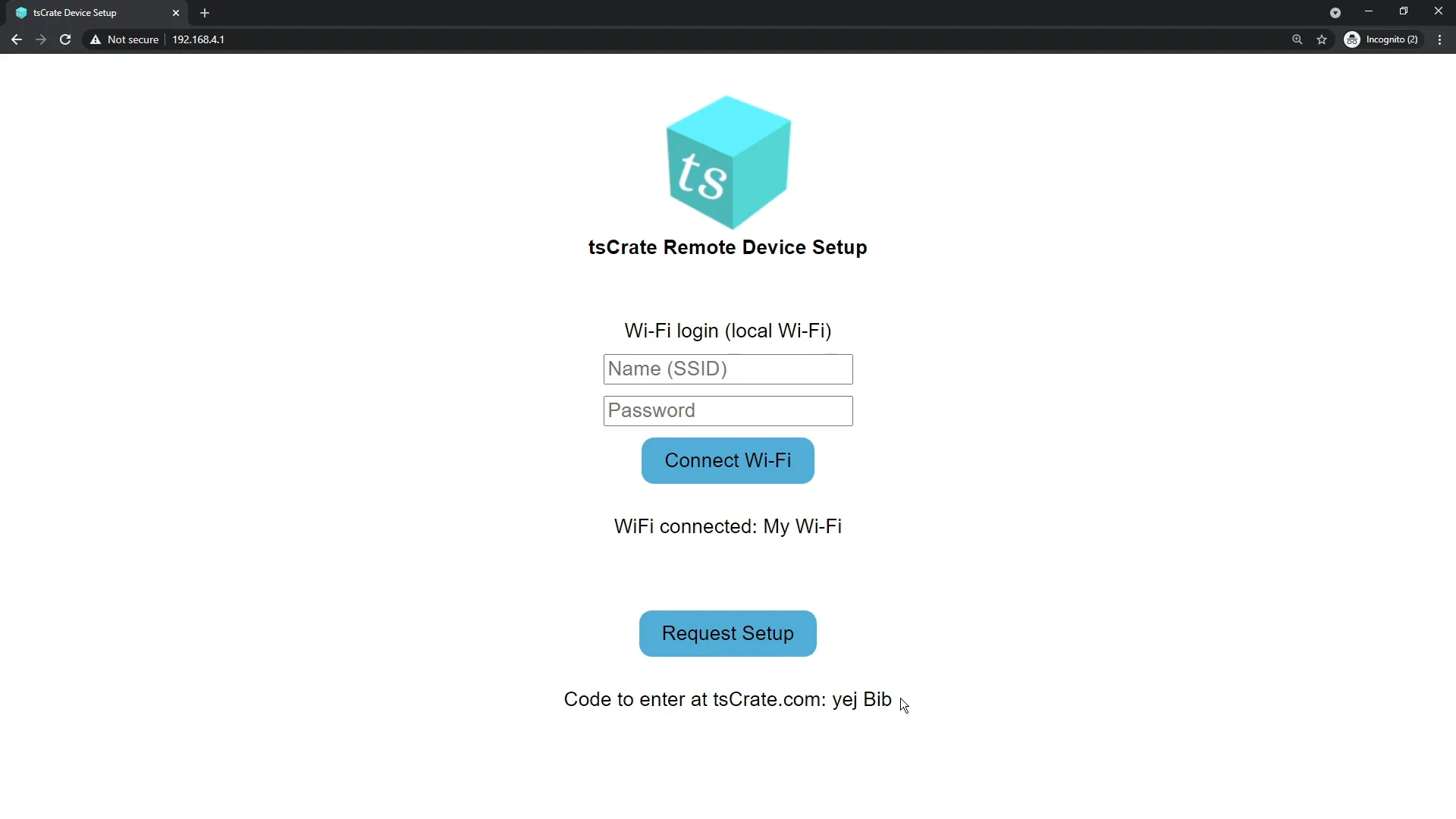 Remote Device Setup on Vimeo