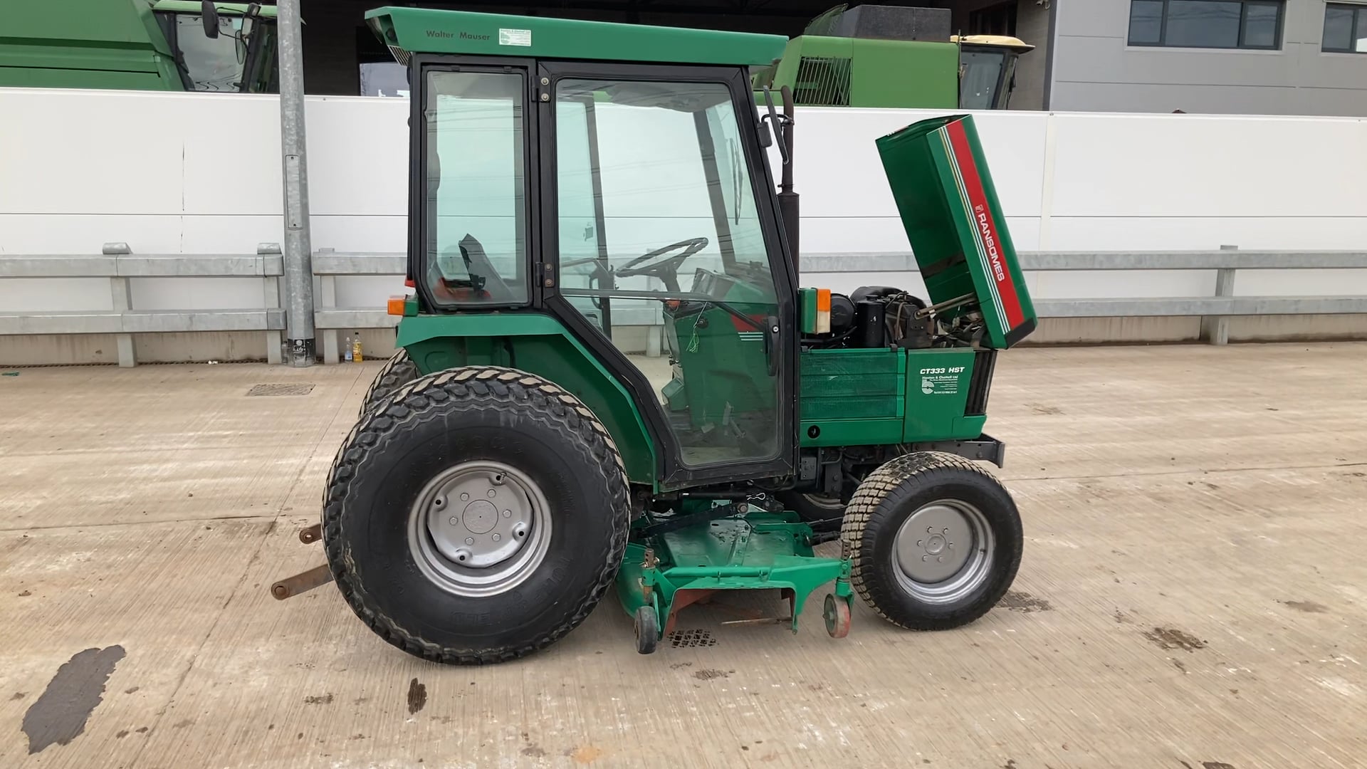 Ransomes CT333 HST 4WD Tractor, Full Cab, Mower Deck - Leeds June 21 on ...