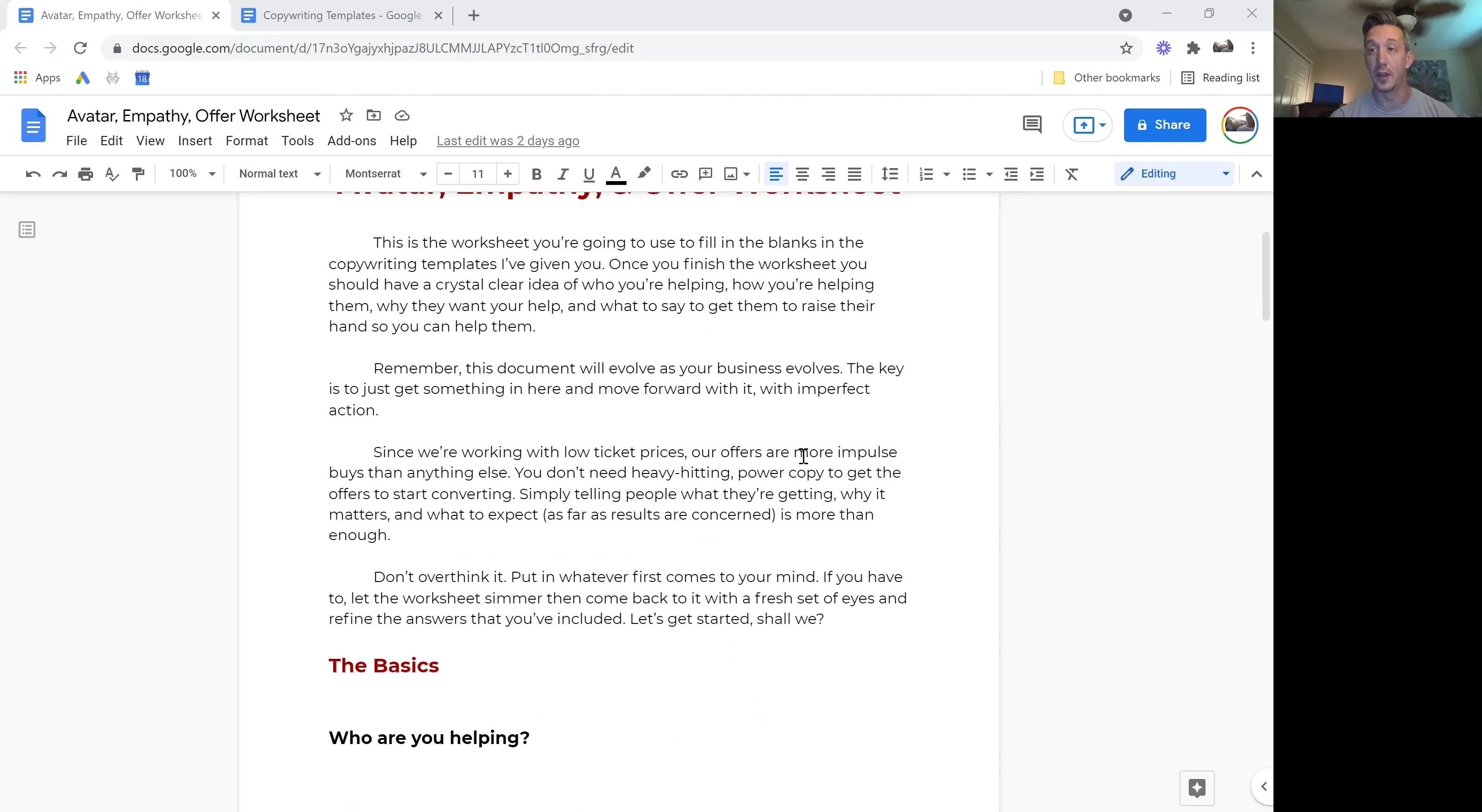 4 FE - AEO Worksheet on Vimeo
