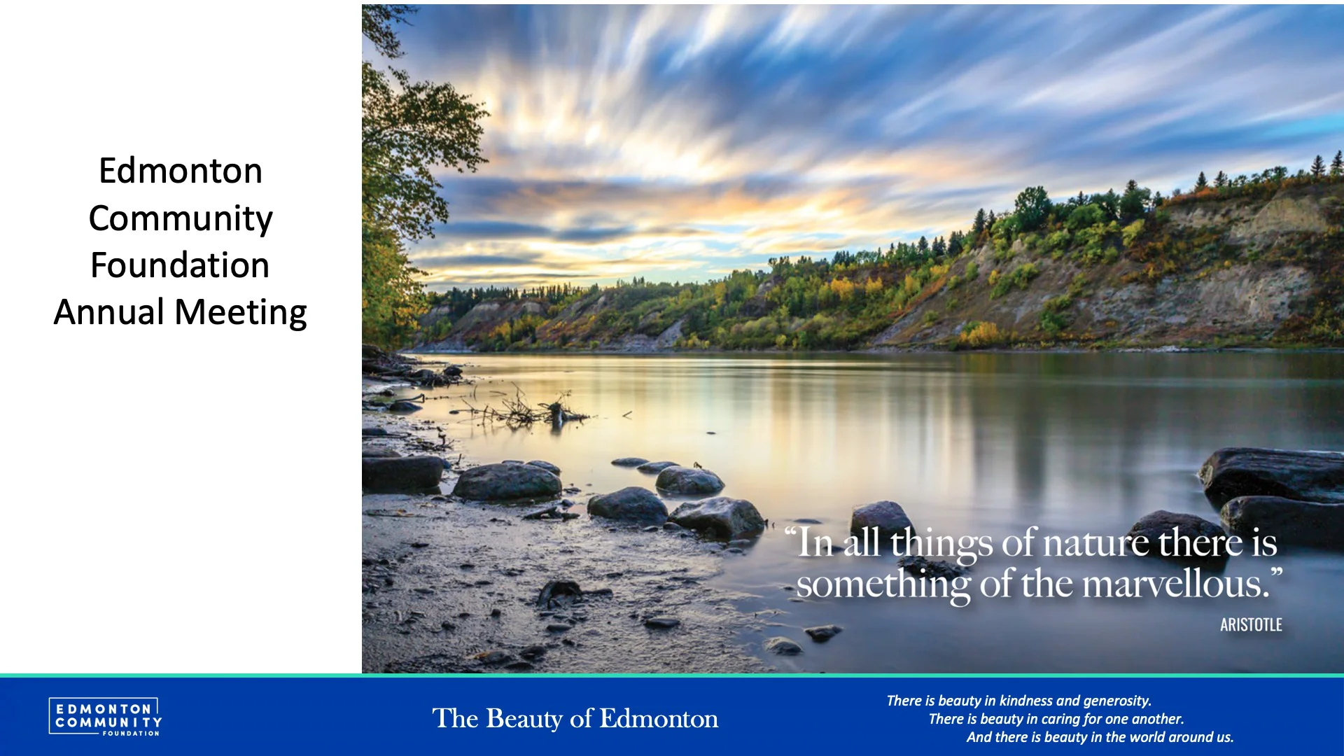 Edmonton Community Foundation Annual Meeting on Vimeo
