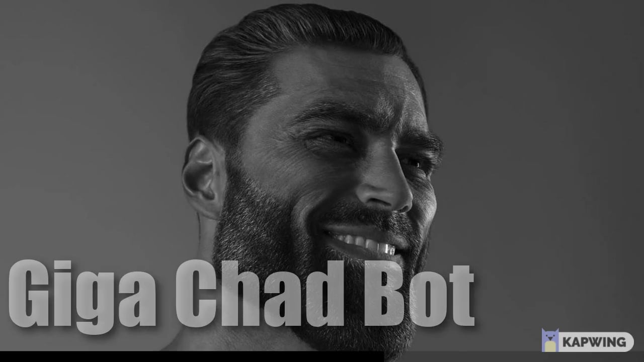 Giga Chad bot presentation on Vimeo