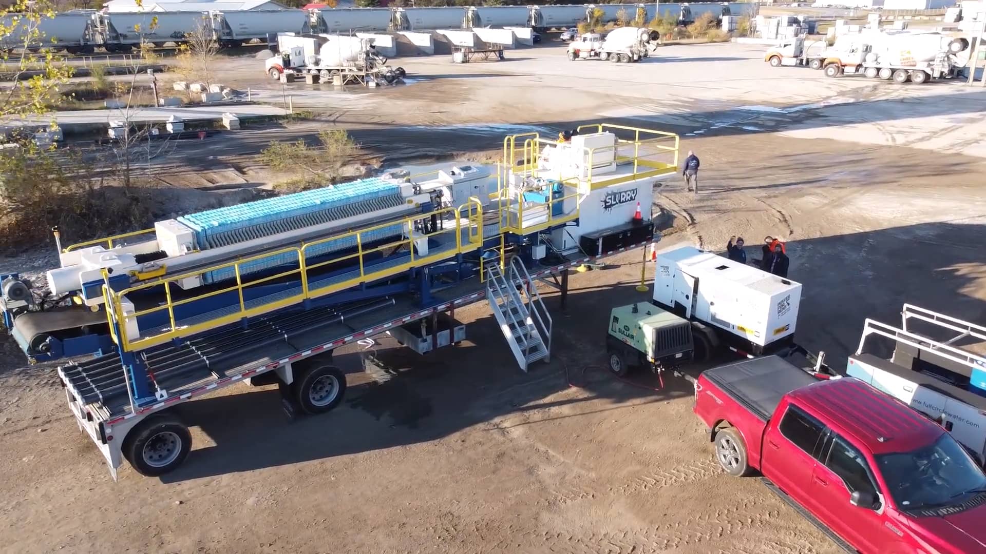 Slurry Concrete Trailer -SMS 50/T on Vimeo
