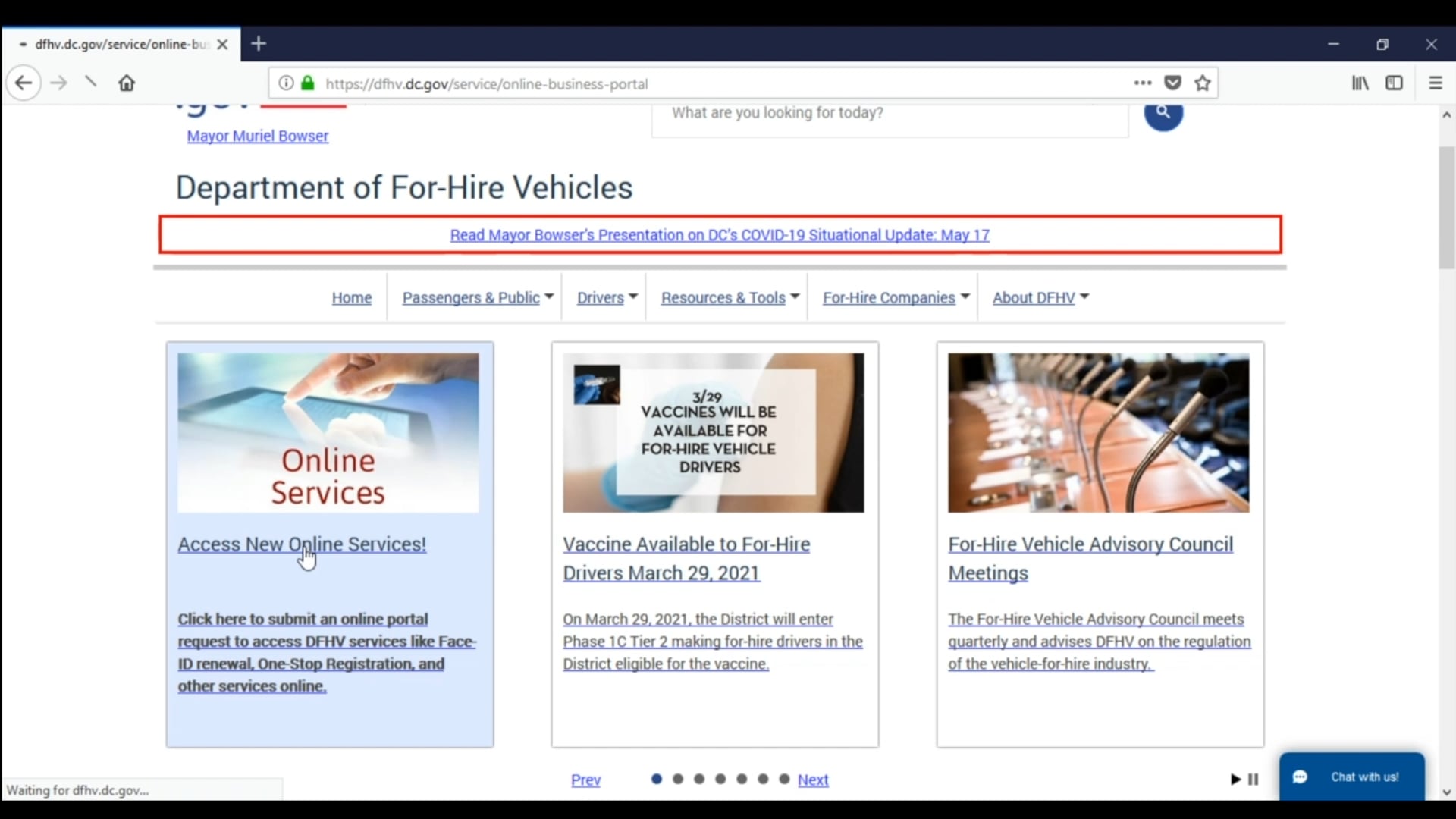 DFHV Project-portal access