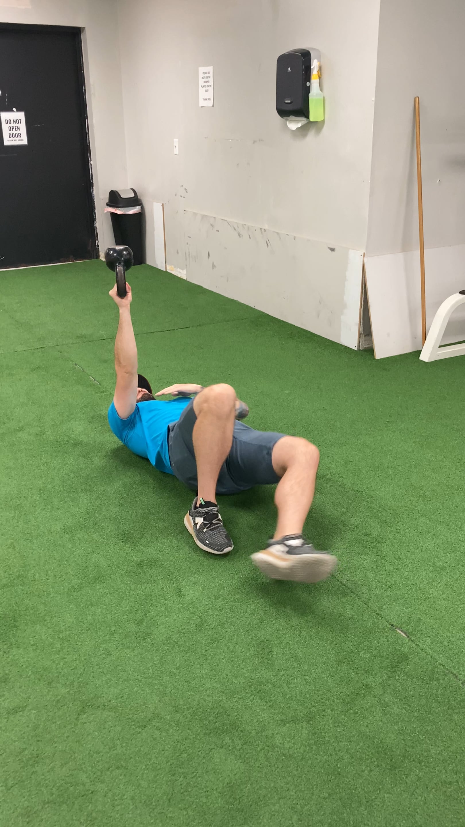 Shoulders - Supine Arm Bar KB bottoms Up on Vimeo