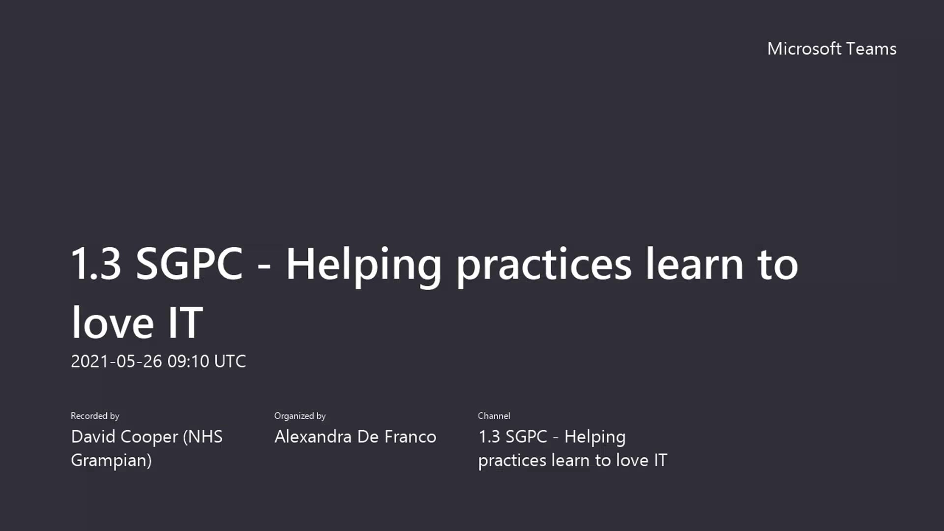 1.3 SGPC - Helping practices learn to love ...