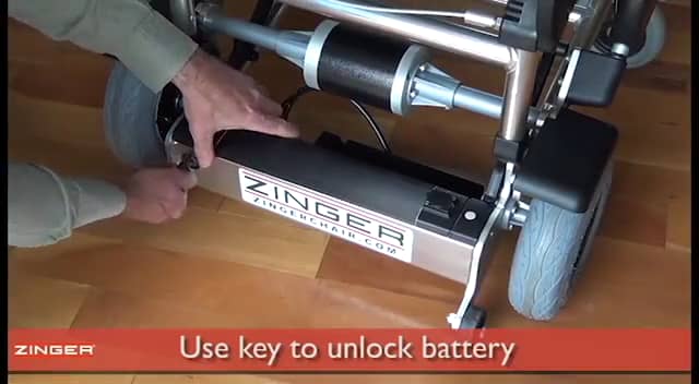 Zinger Chair - Battery Removal on Vimeo