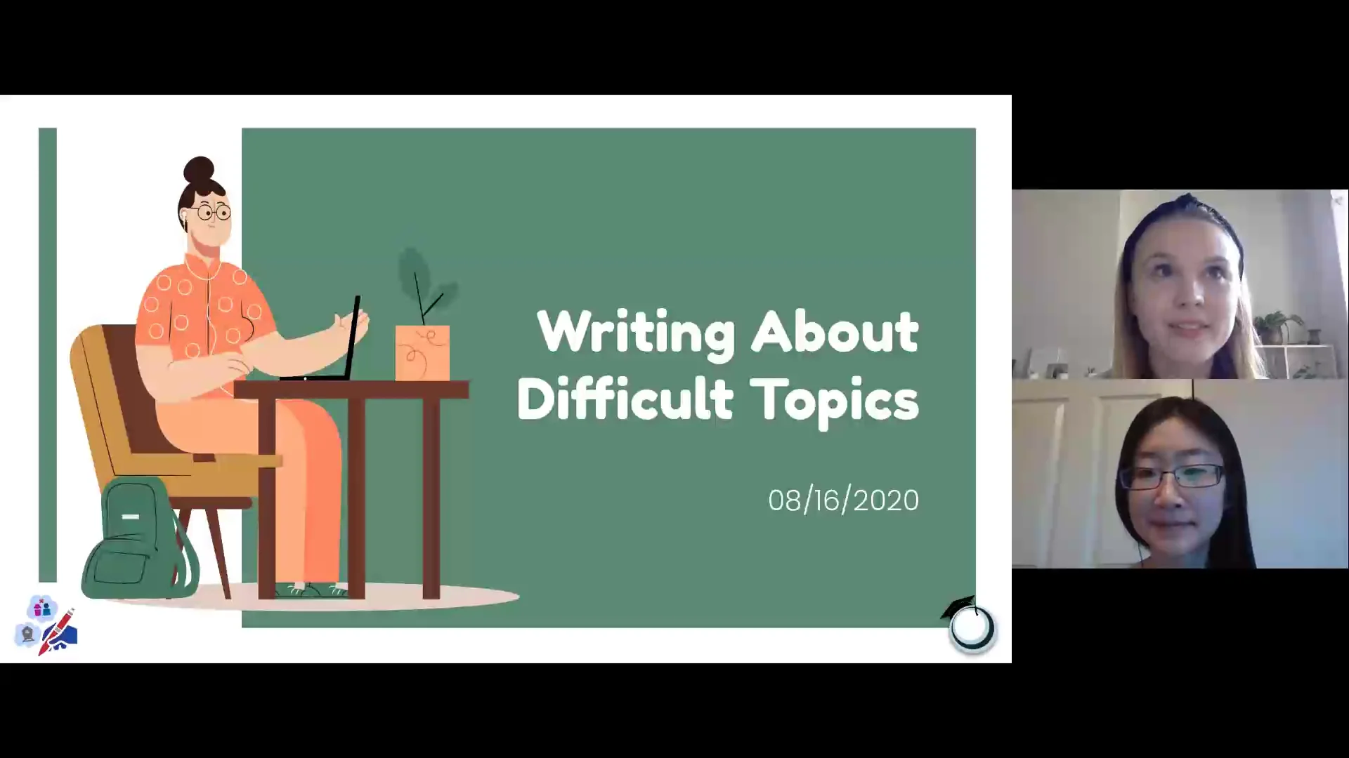 2020-08-16 Writing About Difficult Topics Presentation Only on Vimeo