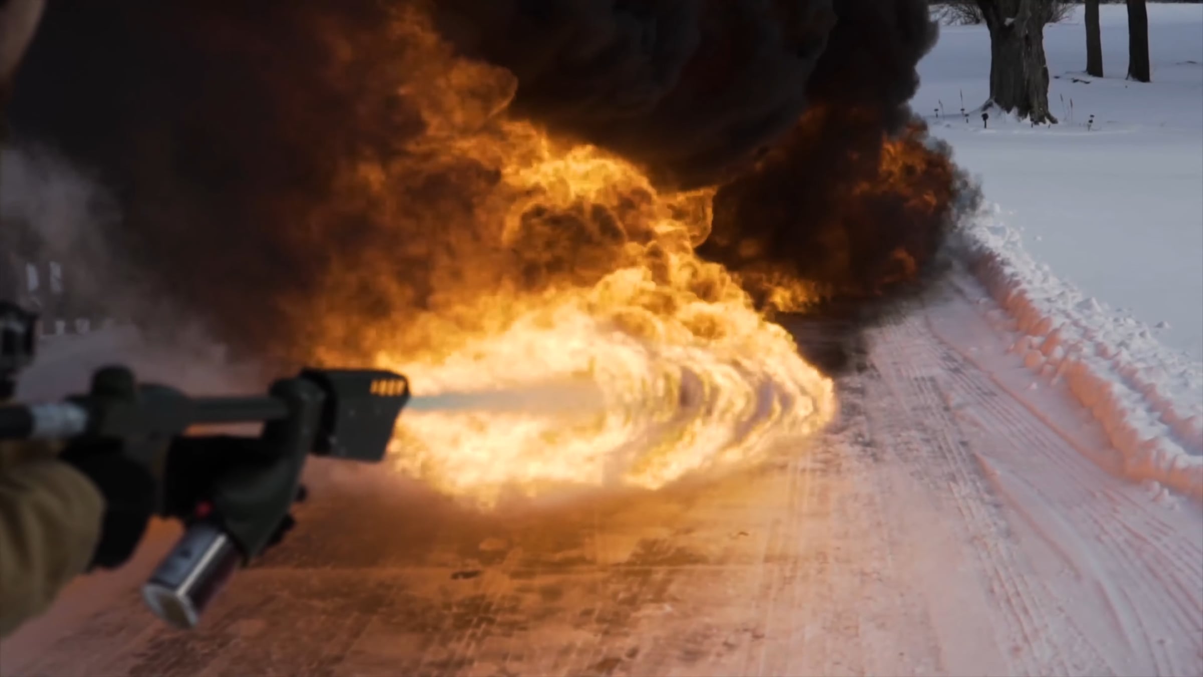 XL18 Flamethrower Trailer