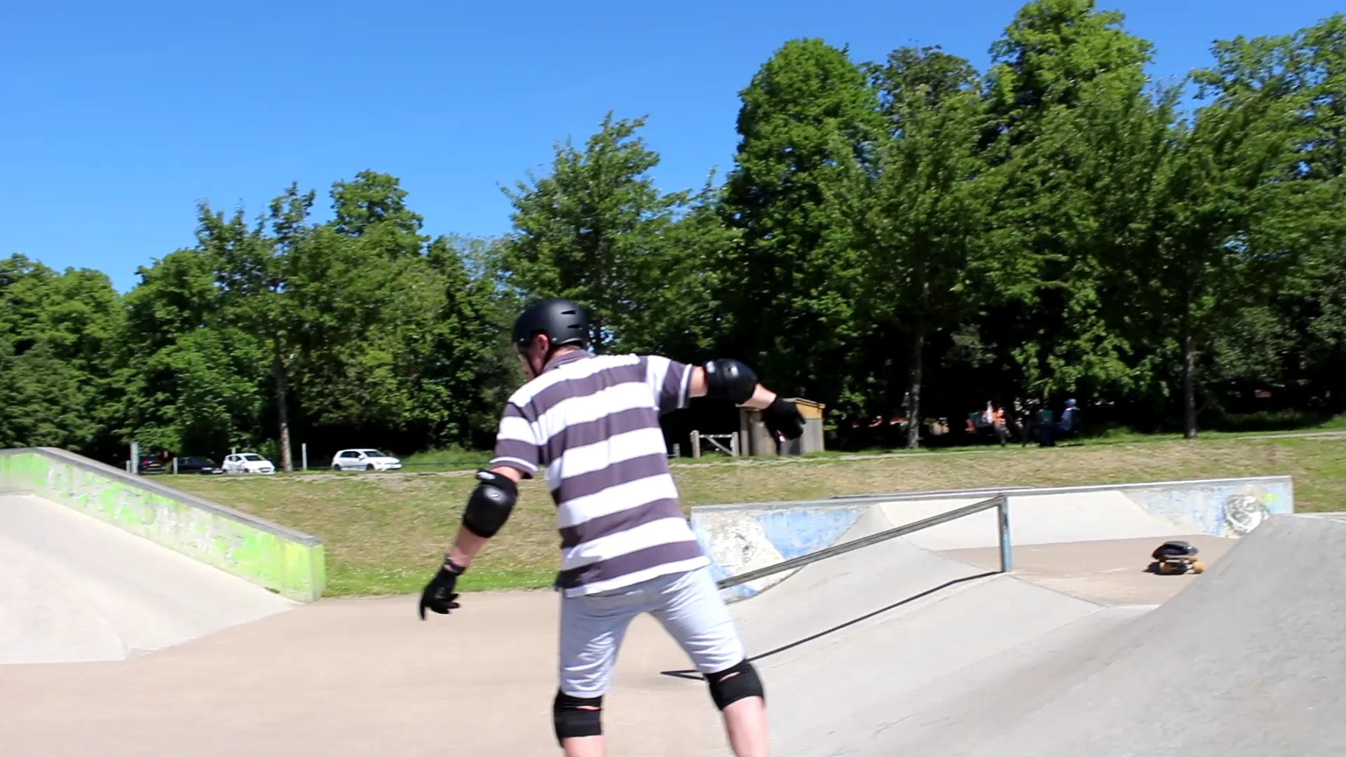 Pensioner's hour at Reigate Skatepark 090621 on Vimeo