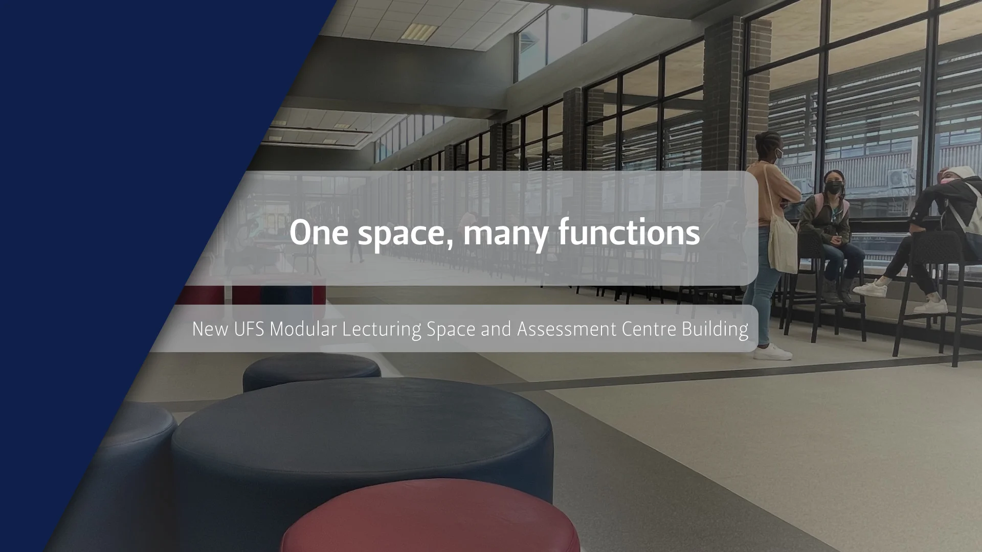 UFS Modular Lecturing Space and Assessment Centre Building on Vimeo