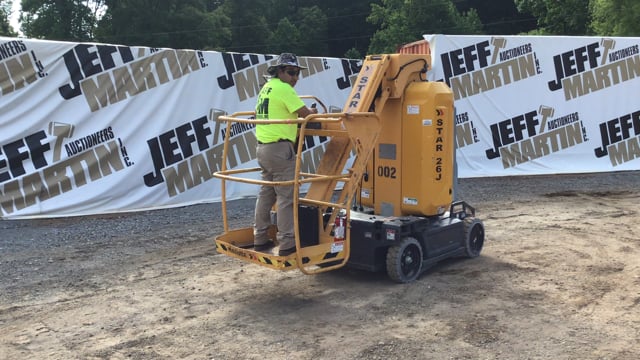 2015 HAULOTTE STAR 26J 26’ BOOM LIFT SN: ME114469 - Jeff Martin ...