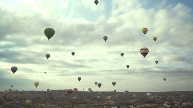 Hot Air Balloons Valley - Free video on Pixabay