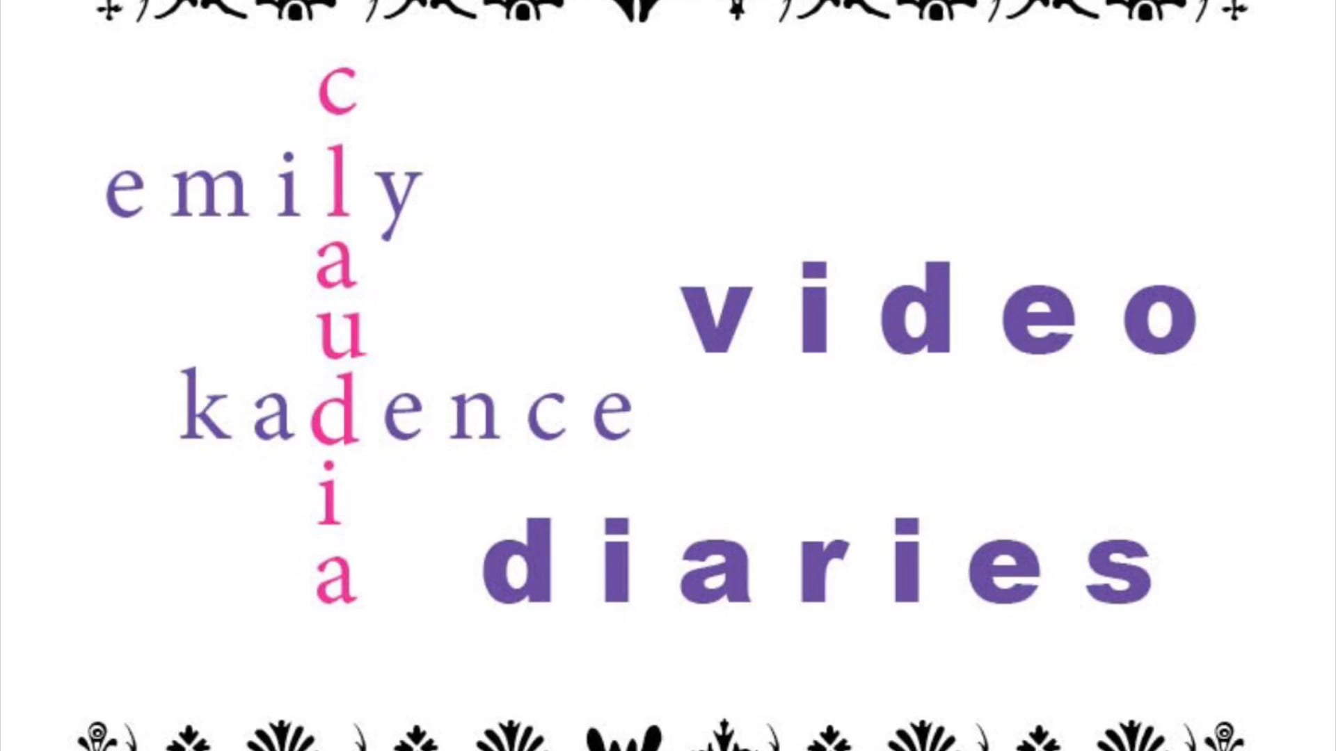 video diaries.mp4 on Vimeo