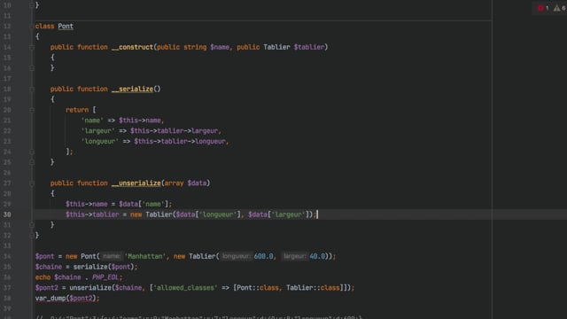 Exploitez les méthodes communes aux objets - Programmez en orienté objet en PHP - OpenClassrooms