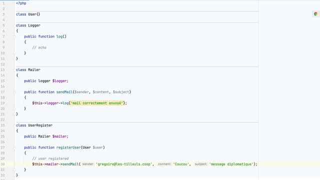 Évoluez vers la composition - Programmez en orienté objet en PHP - OpenClassrooms