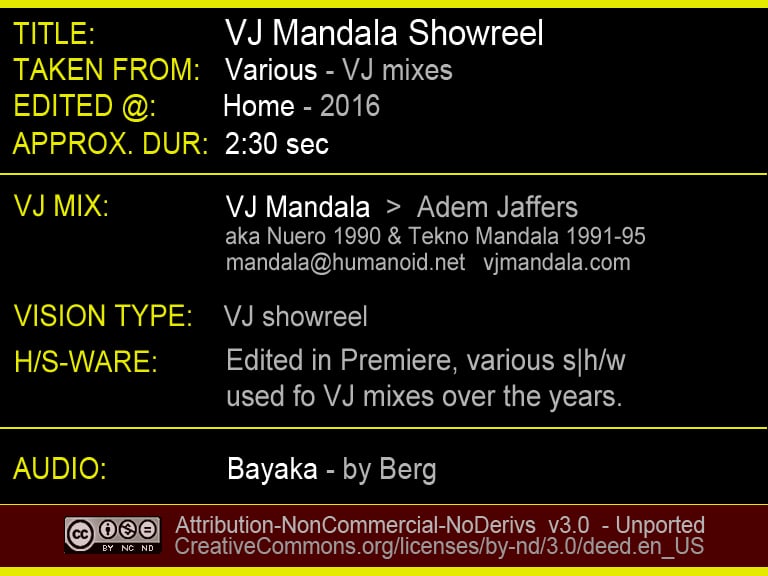 VJ Mandala - Showreel 2021 on Vimeo