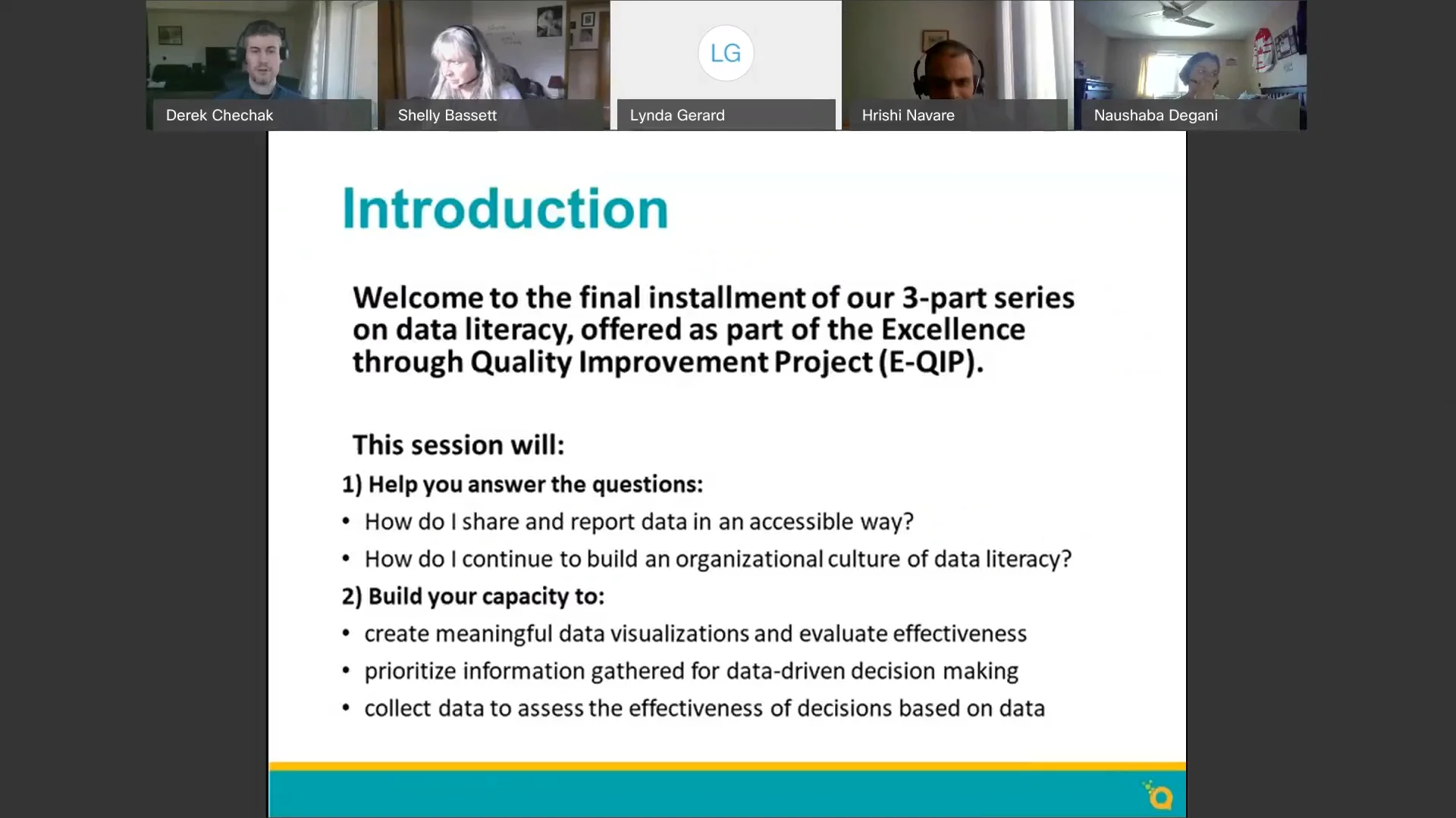 Data literacy: Data visualization and reporting