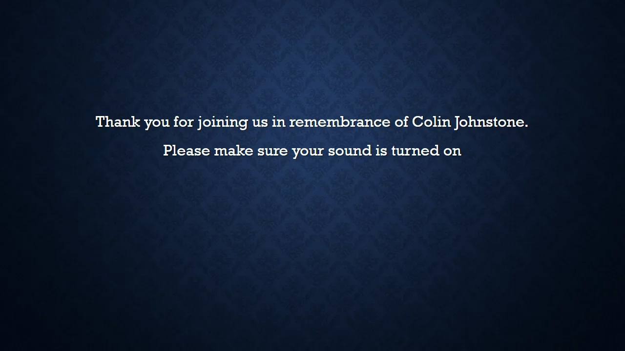 Colin bruce Johnstone video 3