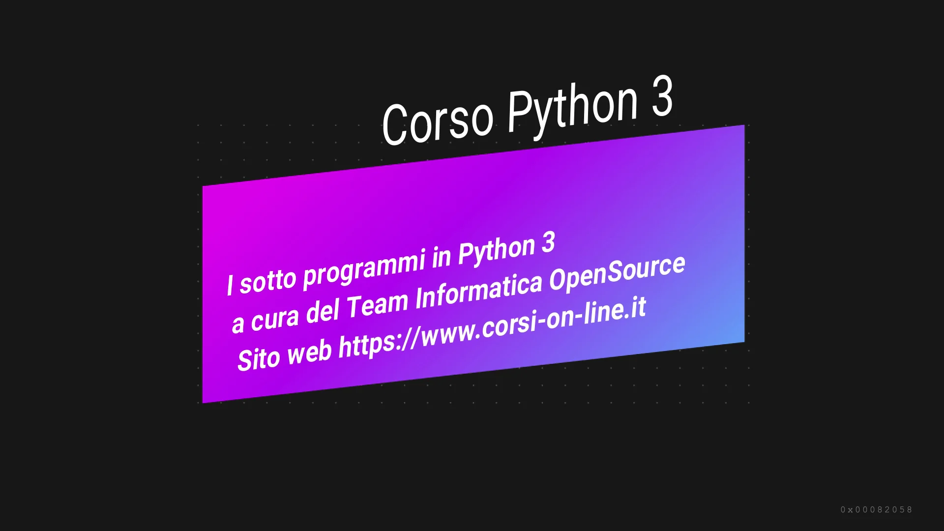 I sotto programmi in Python 3 - Metodologia Top Down on Vimeo