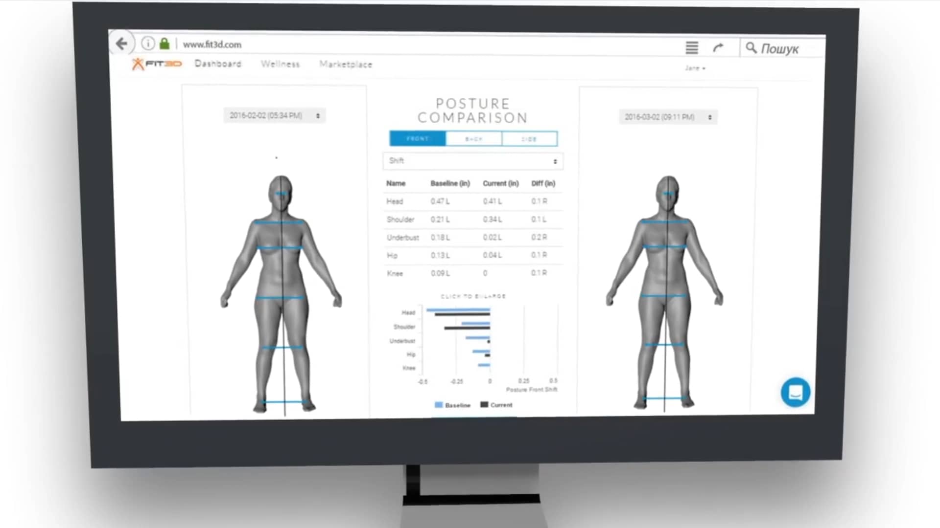 Postural Assessments through 3D Body Scans: Fit3D on Vimeo