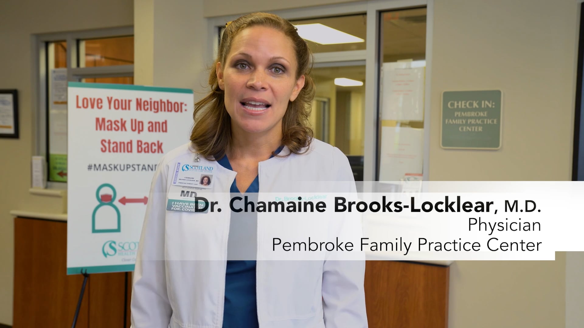 Take Your Shot - COVID Vaccination - Dr. Chamaine Brooks-Locklear on Vimeo