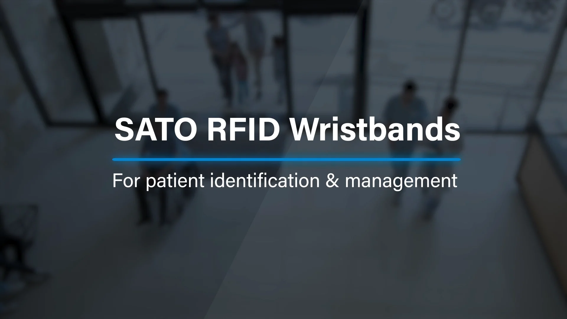 SATO RFID Wristband Application