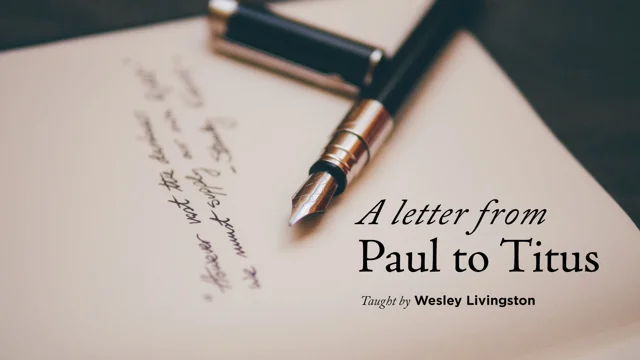 Paul Writing To Titus