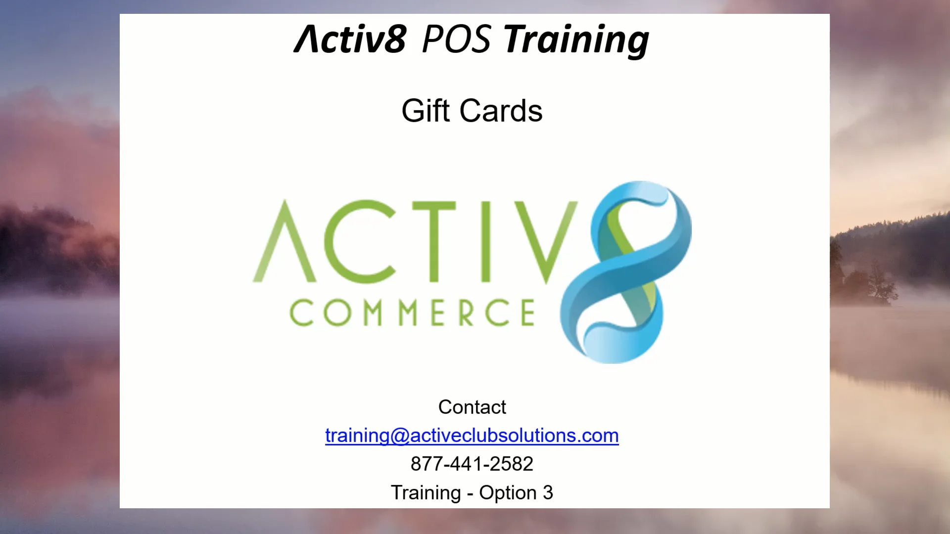 Gift Cards on the POS on Vimeo