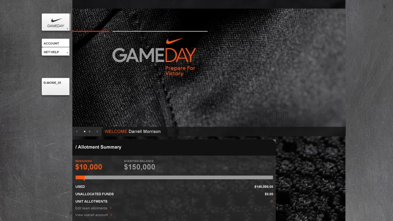 Nike Gameday E-Commerce Platform on Vimeo