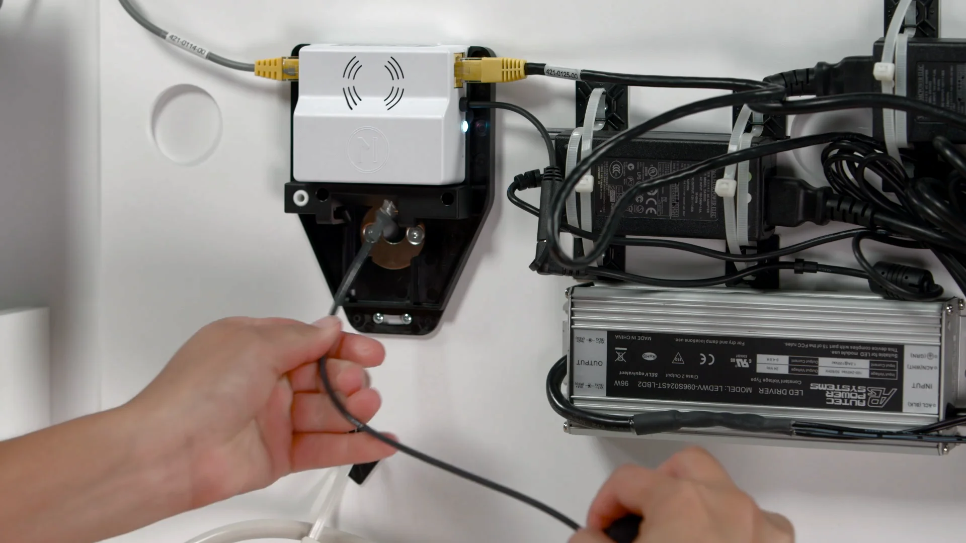 Carbon Tether Falls through Riser on Vimeo