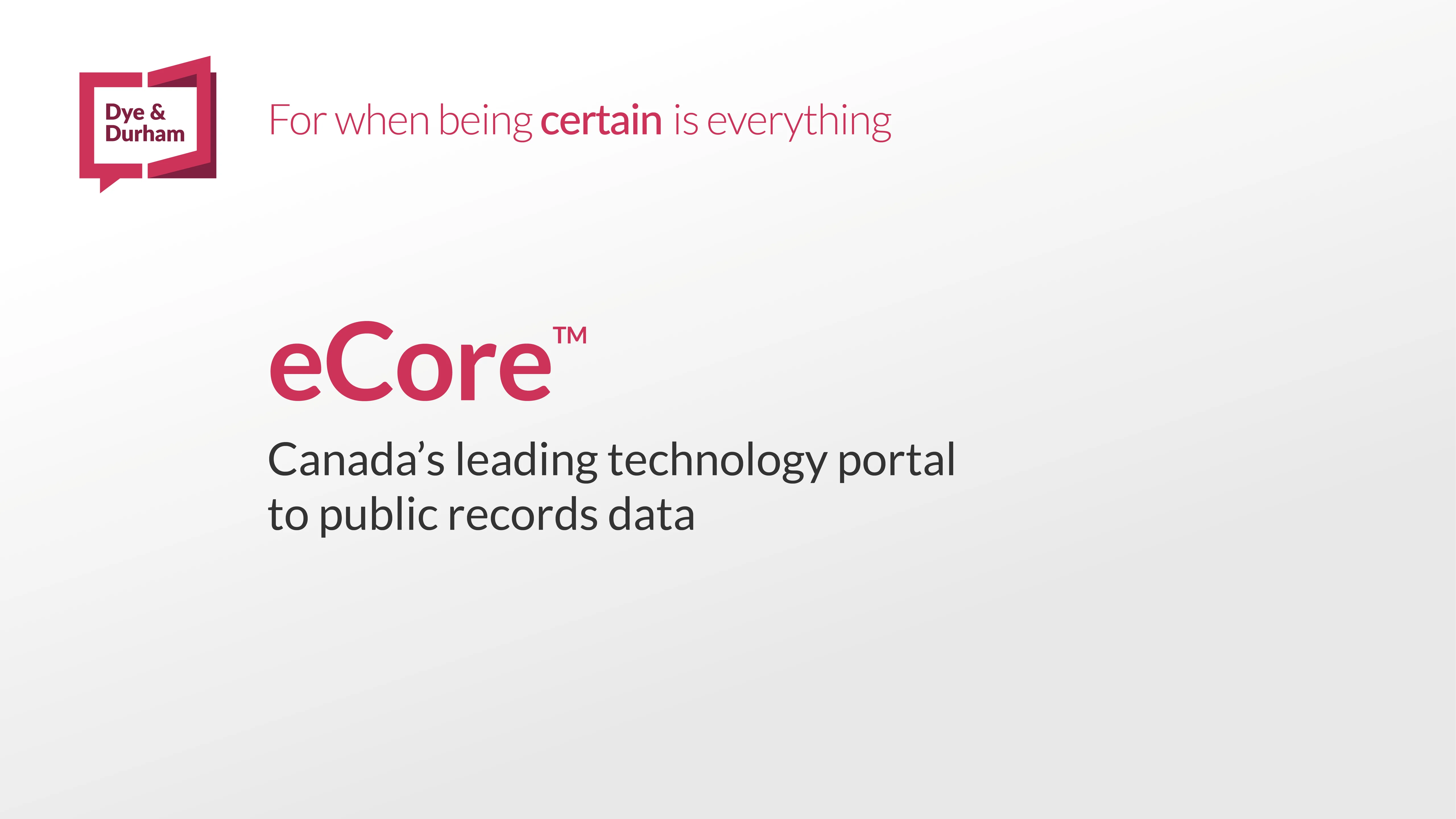 Introducing eCore on Vimeo