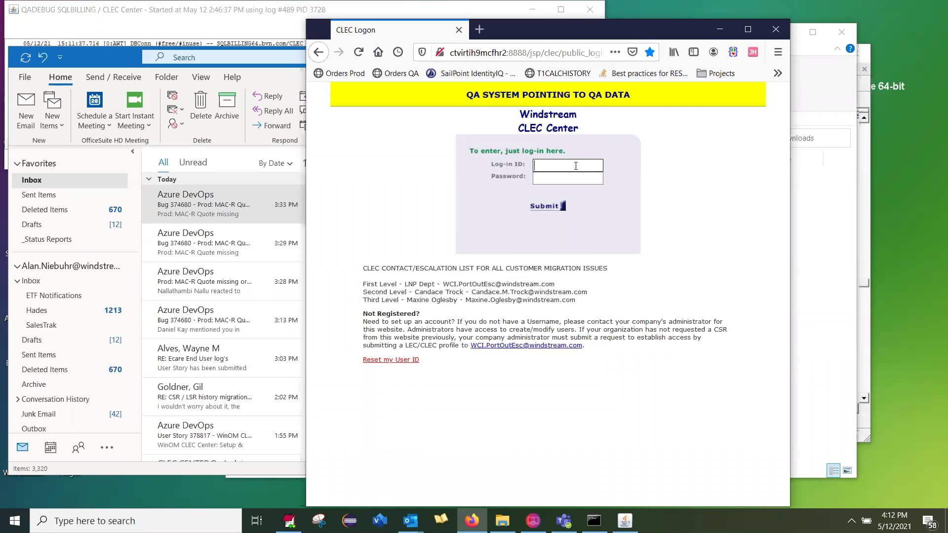 Windstream CLEC Center login creation on Vimeo
