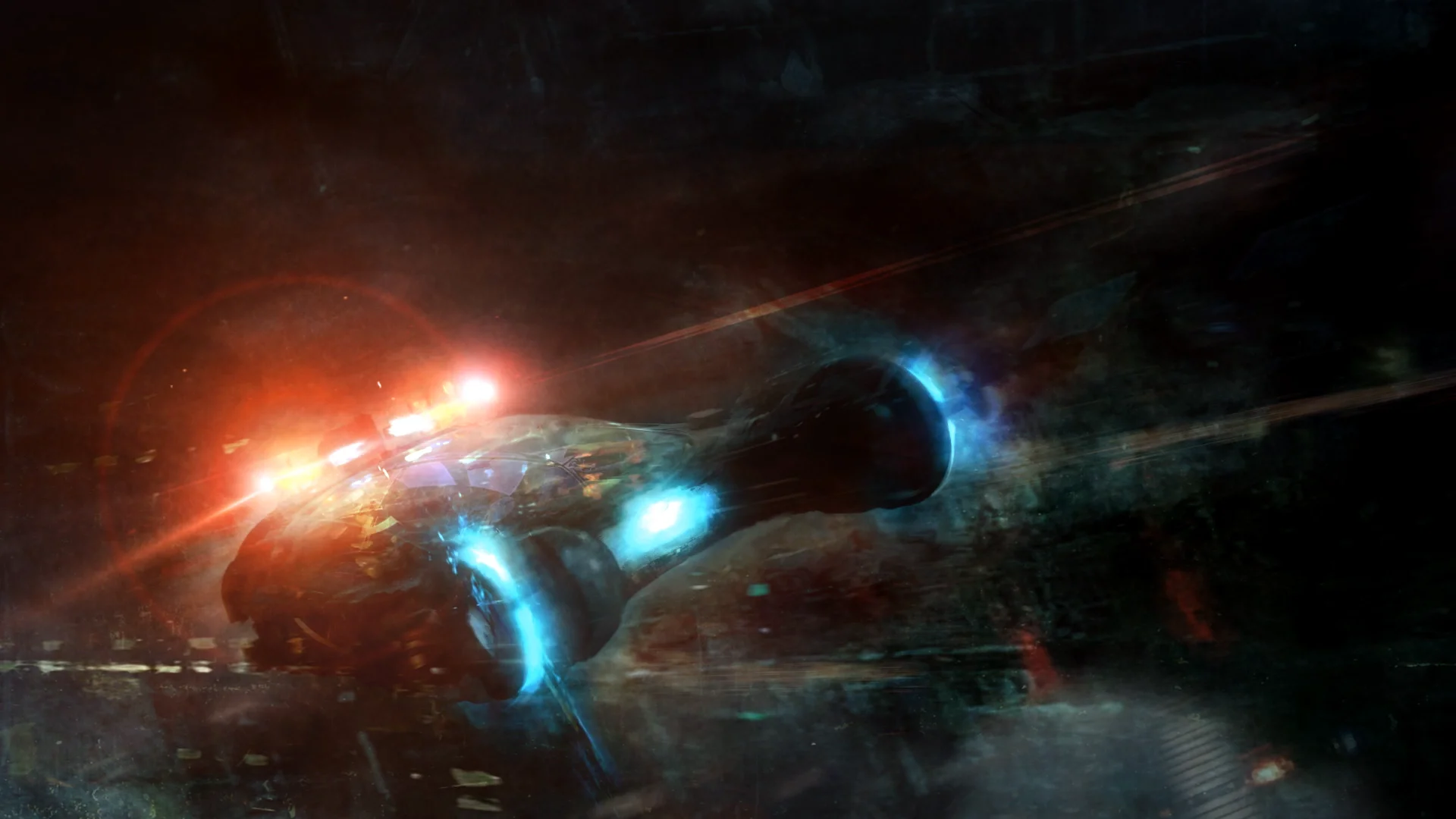 Blade Runner Spinner - Animated Christopher Shy Painting on Vimeo