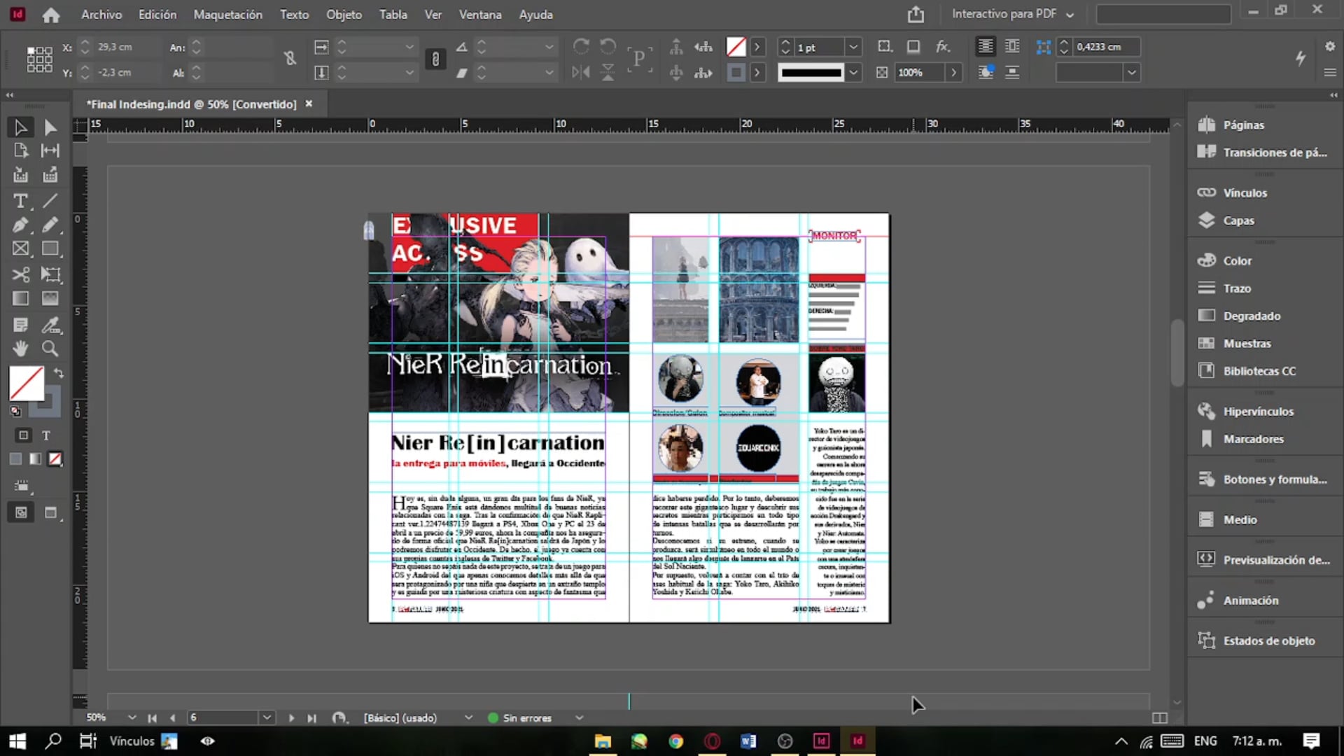 Como compaginar paginas de indesing con PDF Creator (Recuperación ...