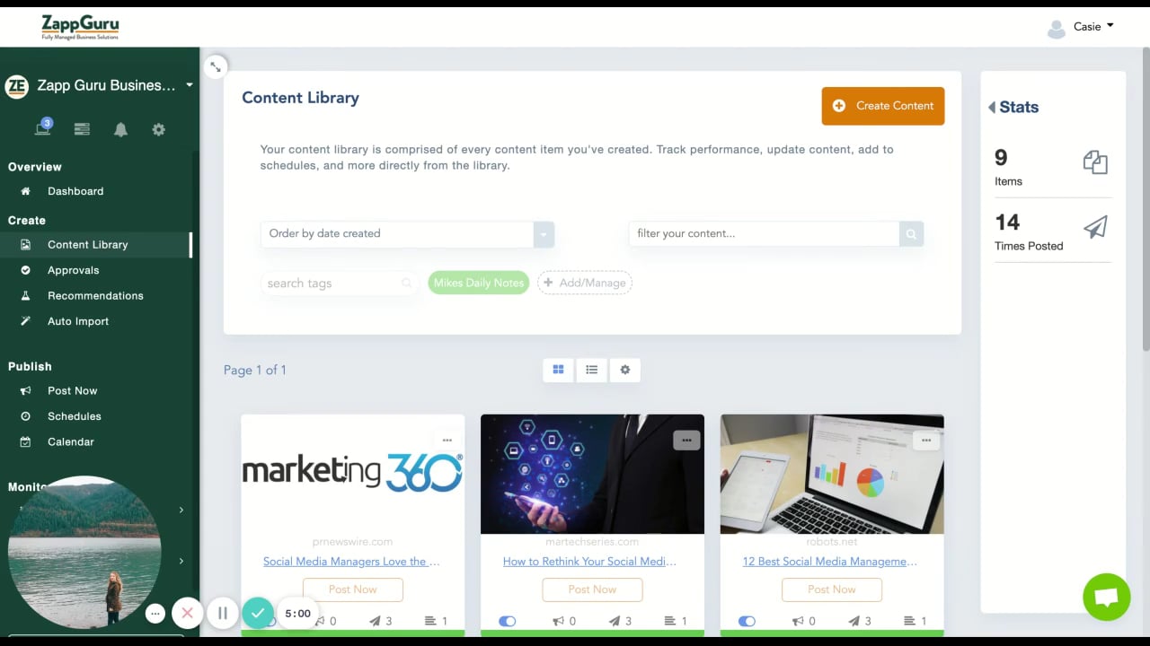 Zapp Social - Getting Started - Dashboard Tutorial on Vimeo
