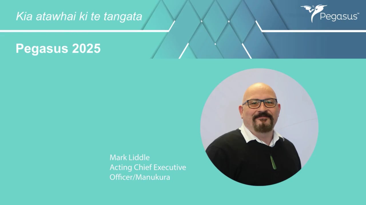 Acting Pegasus CEO/ Manukura Mark Liddle on Vimeo
