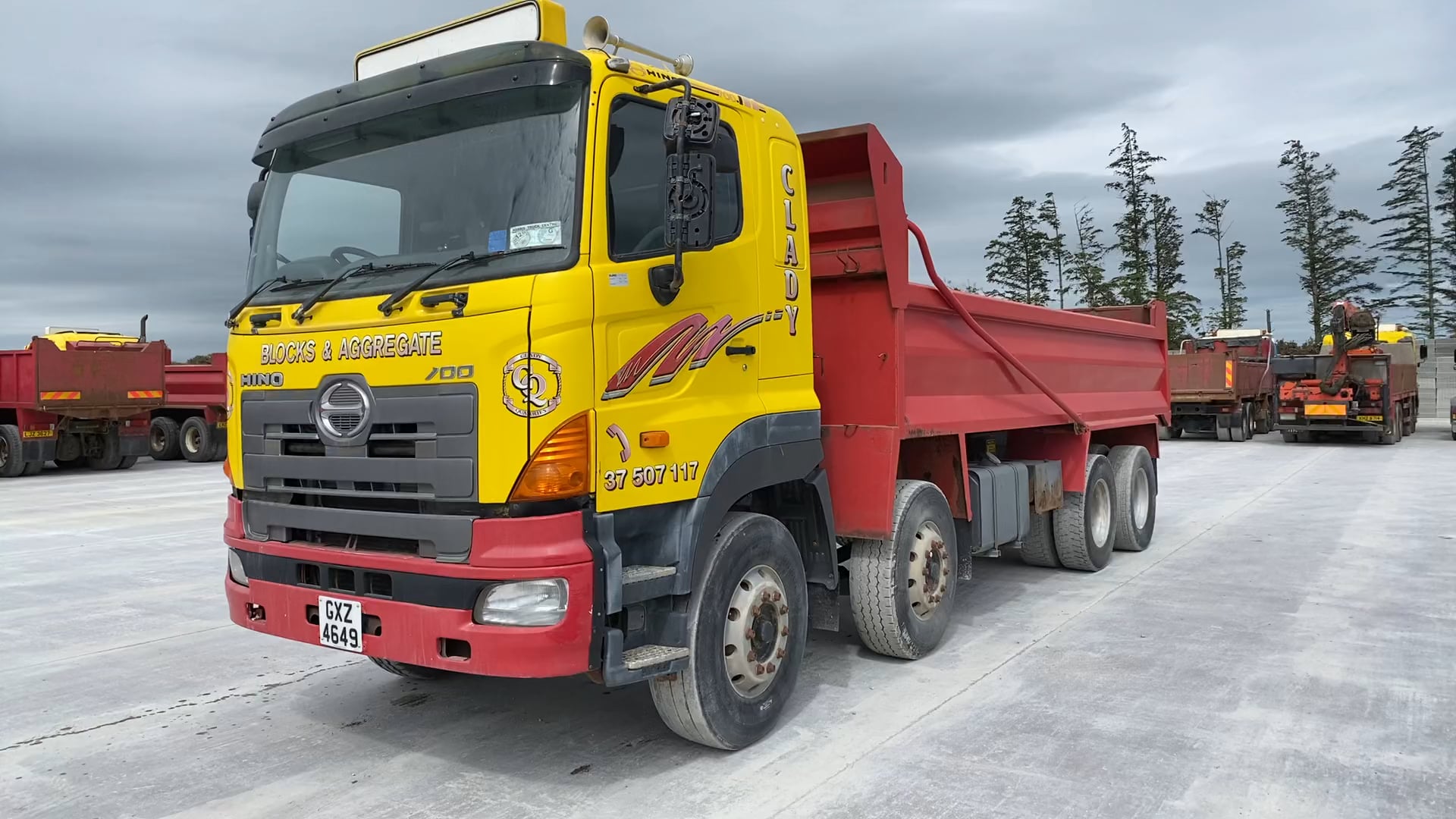 Hino 700 8x4 Tipper Truck, Kelly Body, Easy Sheet - Clady Quarries ...