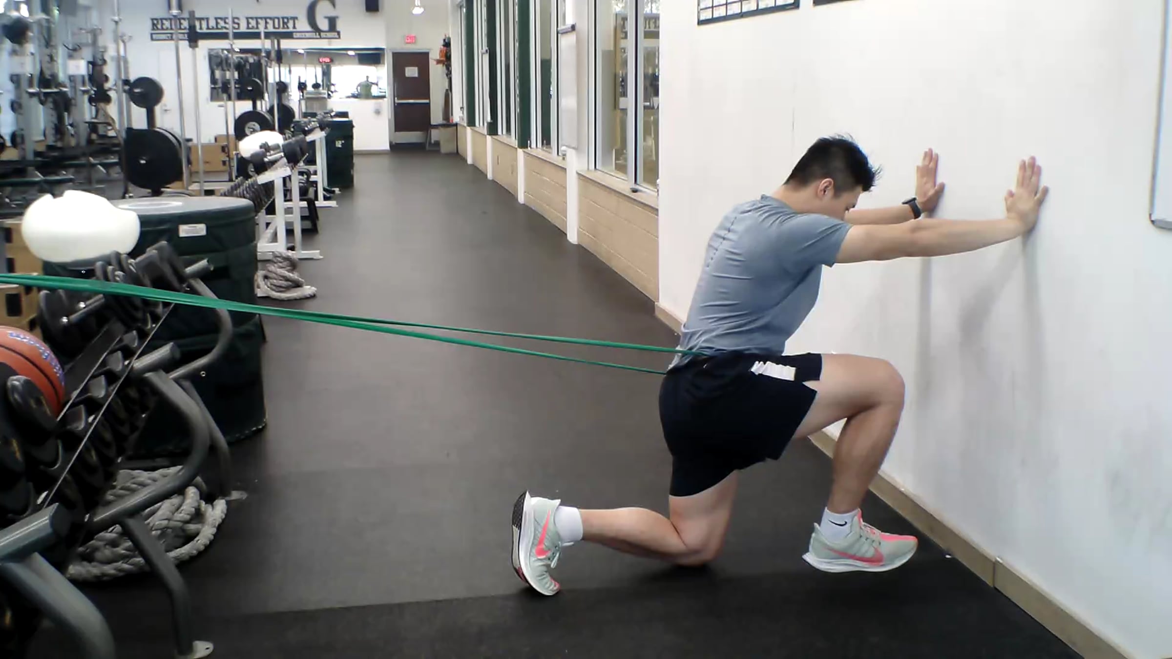 HK Band Resisted Wall Stick Punch Drill