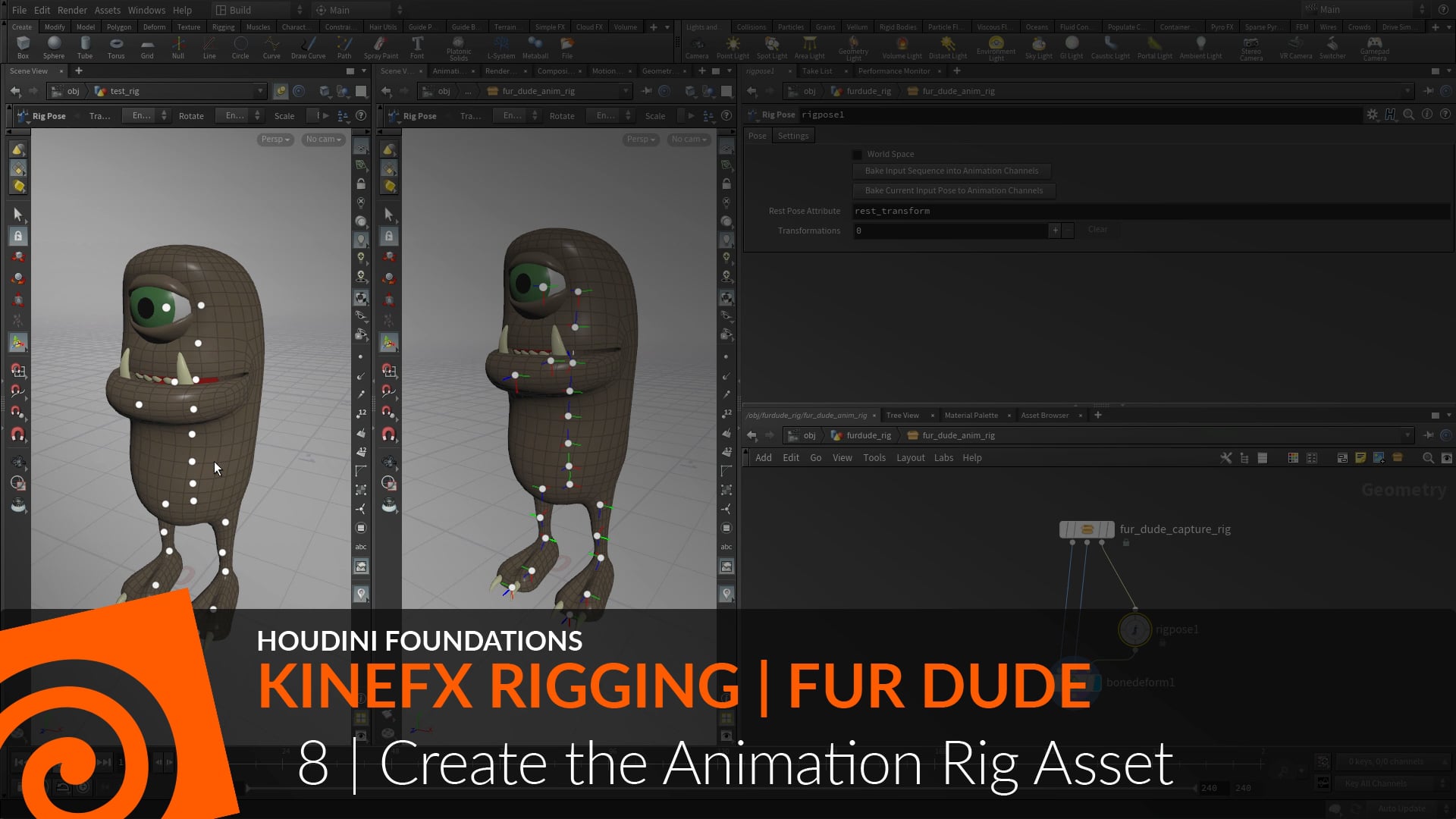 KineFX Rigging | Fur Dude | Part 8 | Create the Animation Rig Asset on ...