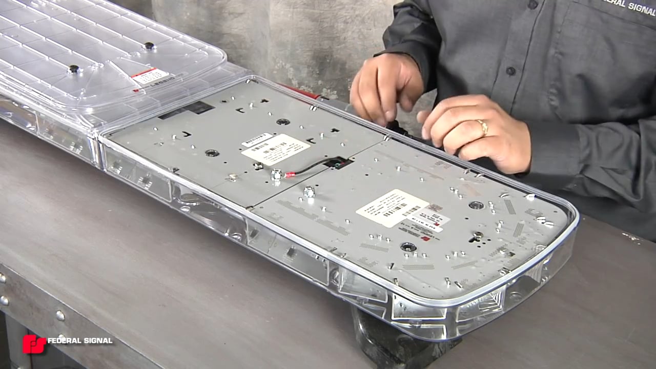 Federal Signal Legend Light Bar | How to replace a Legend driver-side ...