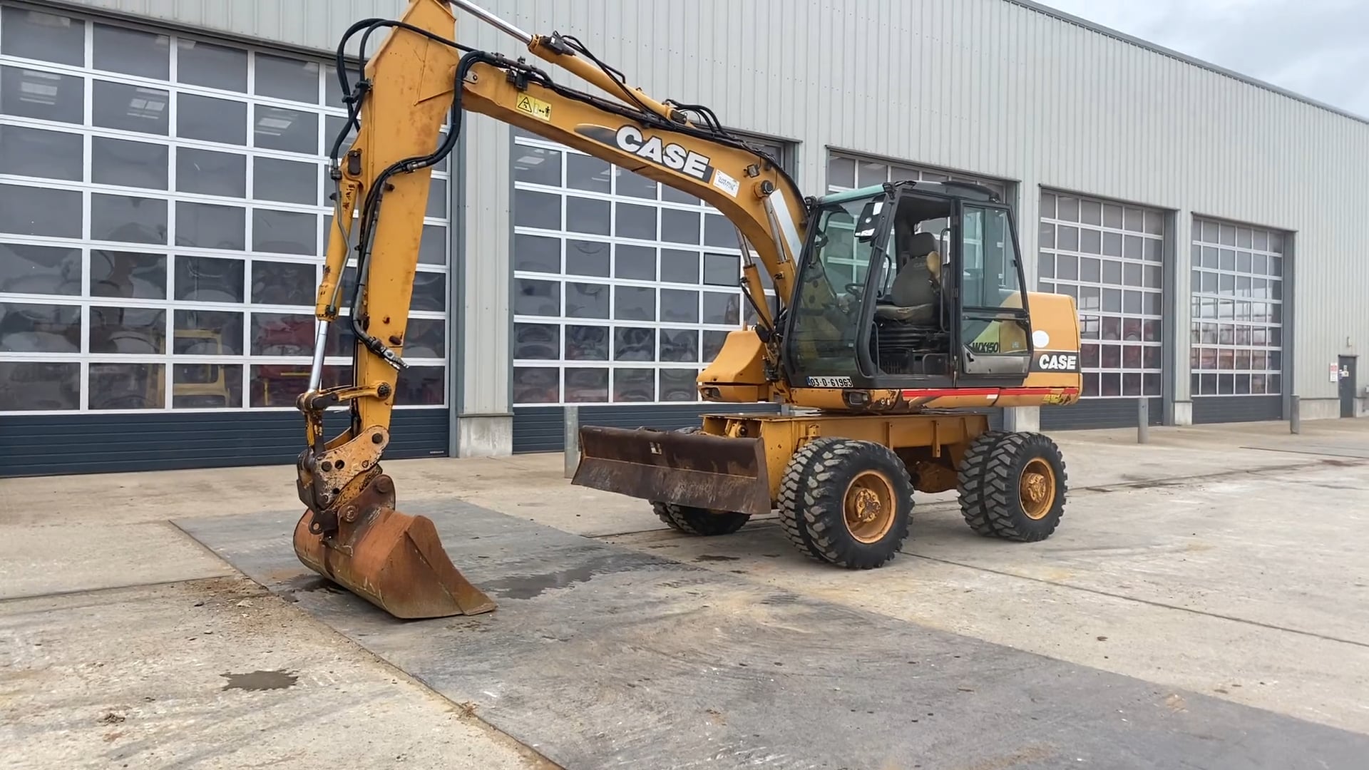 Case WX150 Wheeled Excavator - Dromore June 2021 on Vimeo