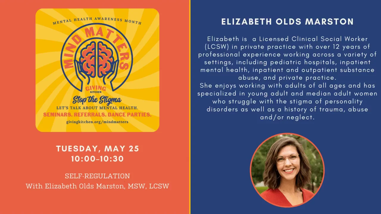 Self-Regulation as Self-Care with Elizabeth Marston, MSW, LCSW on Vimeo