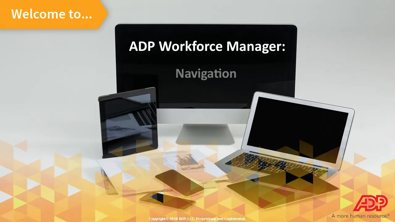 01.0 - Navigation in ADP Workforce Manager on Vimeo